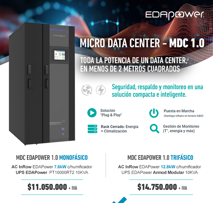 Oferta Exclusiva Micro Data Center EDAPower, ¡Optimiza tu ...